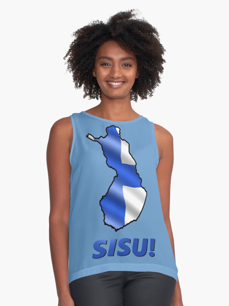 SISU! – Finnish Flag (Clean) – Wennsday's Child