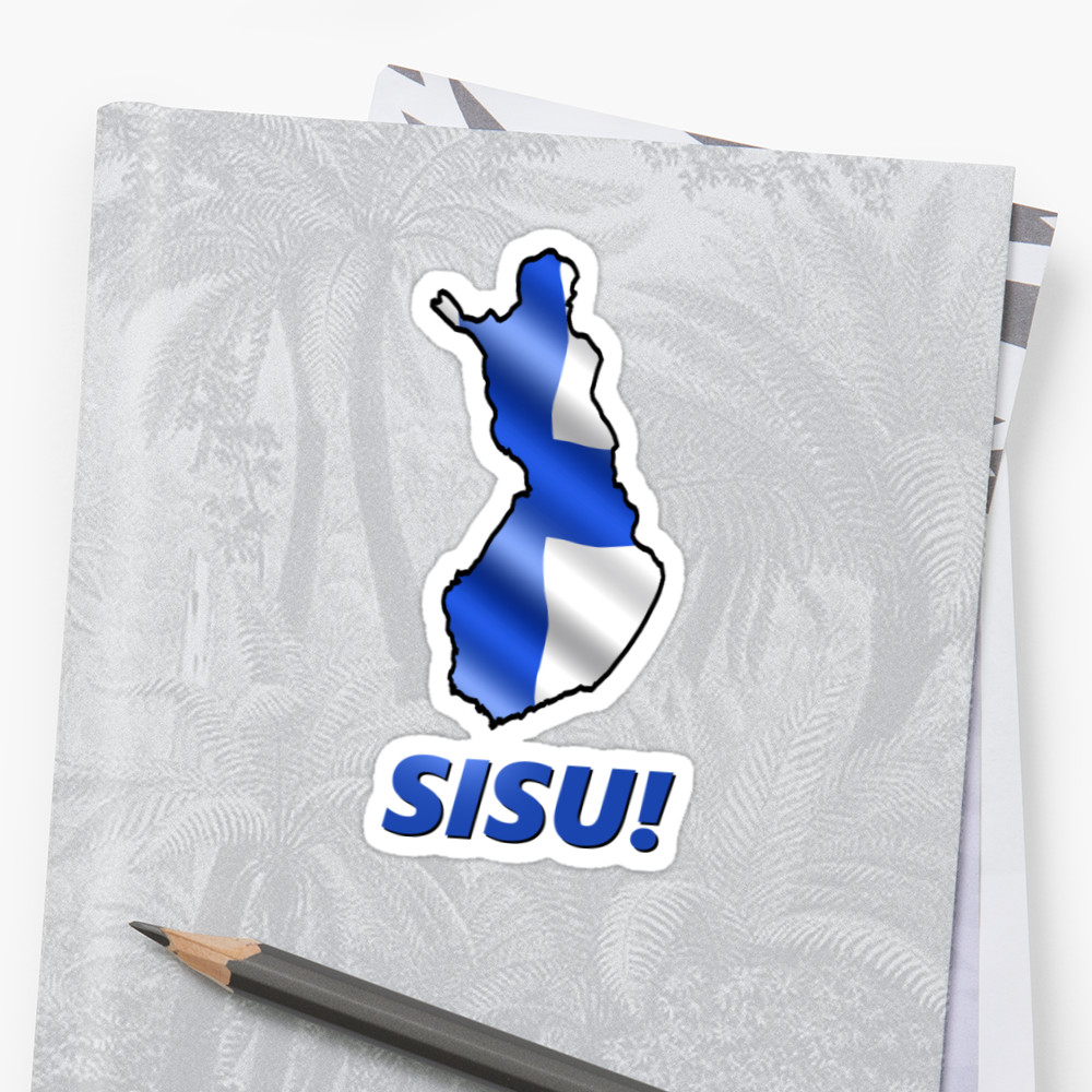 SISU! – Finnish Flag (Clean) – Wennsday's Child